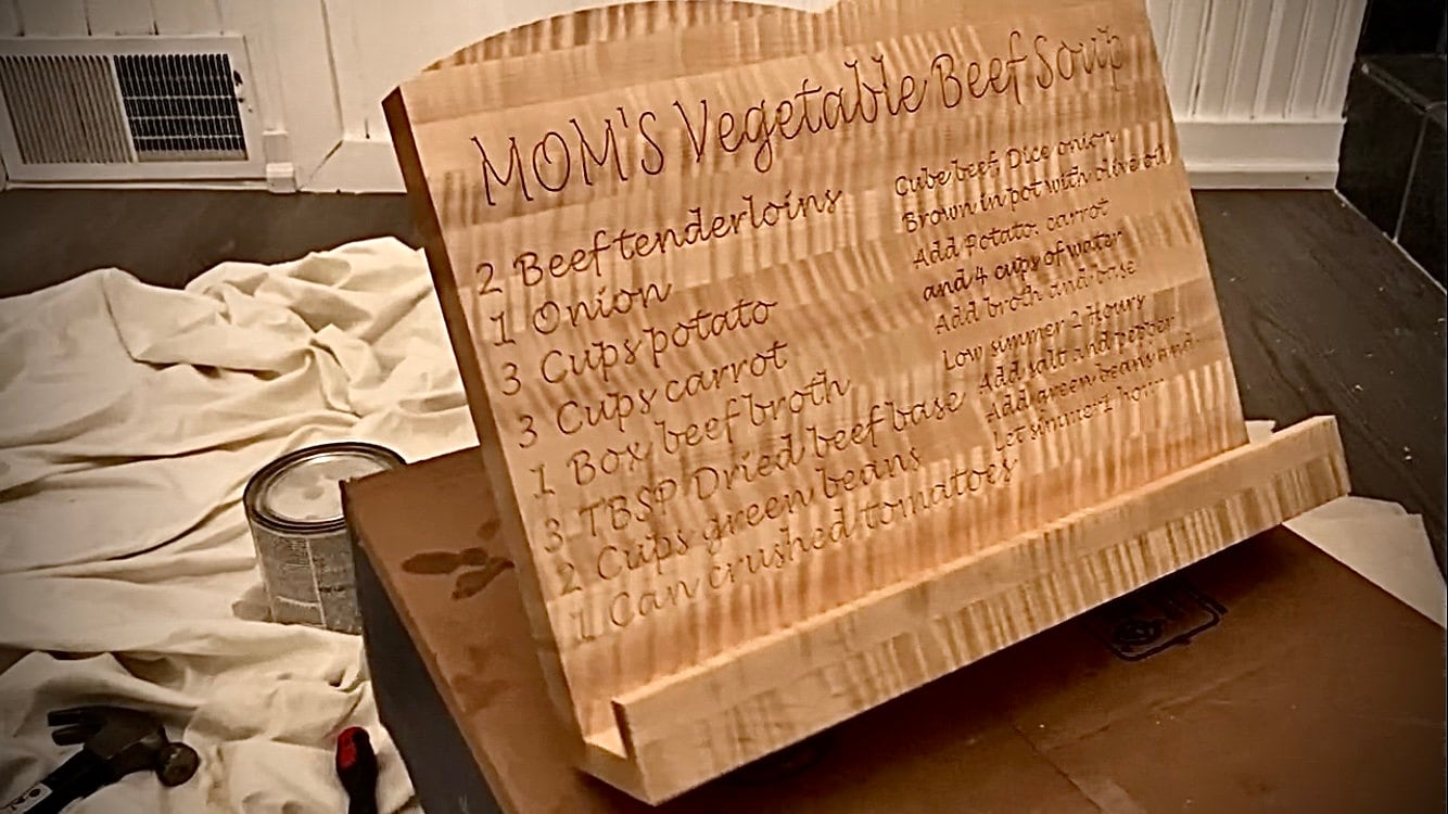 Cookbook Stand SVG Cut File - Etsy