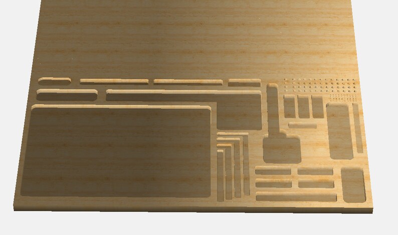 CNC Tabletop Organizer SVG - Etsy