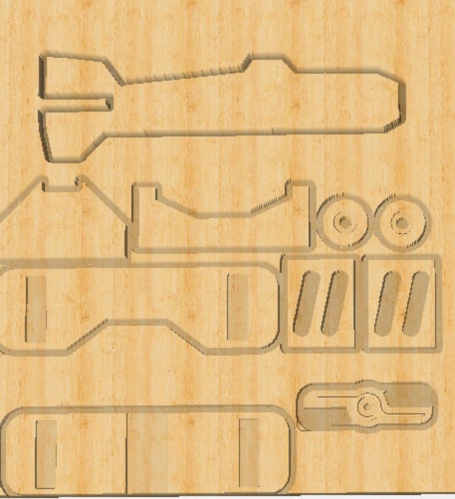 Wood Plane Kids Toy SVG and Carbide Create Files - Etsy