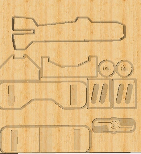 Wood Plane Kids Toy SVG and Carbide Create Files - Etsy
