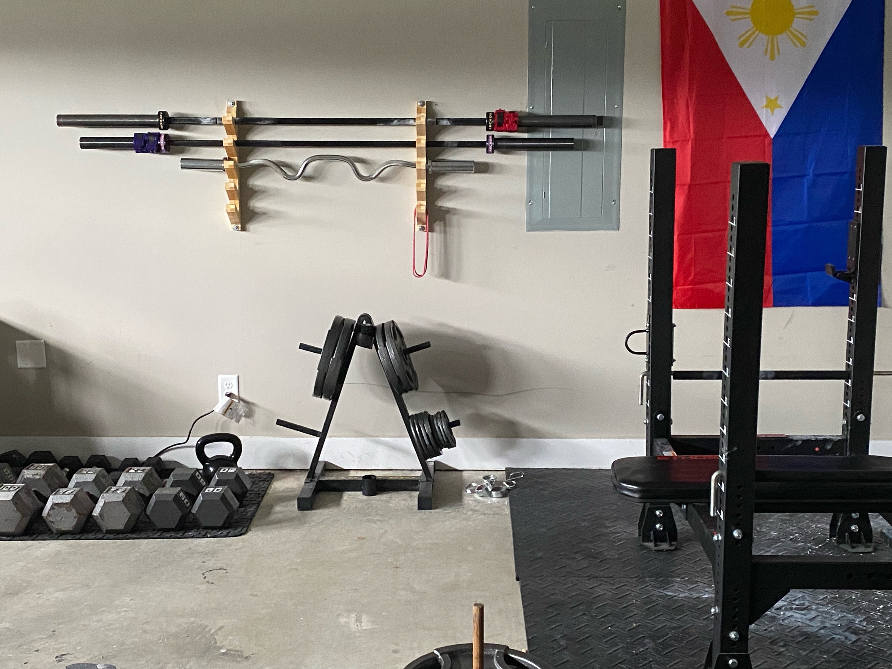 Barbell Rack SVG File and Brief Plans | Horizontal - Etsy