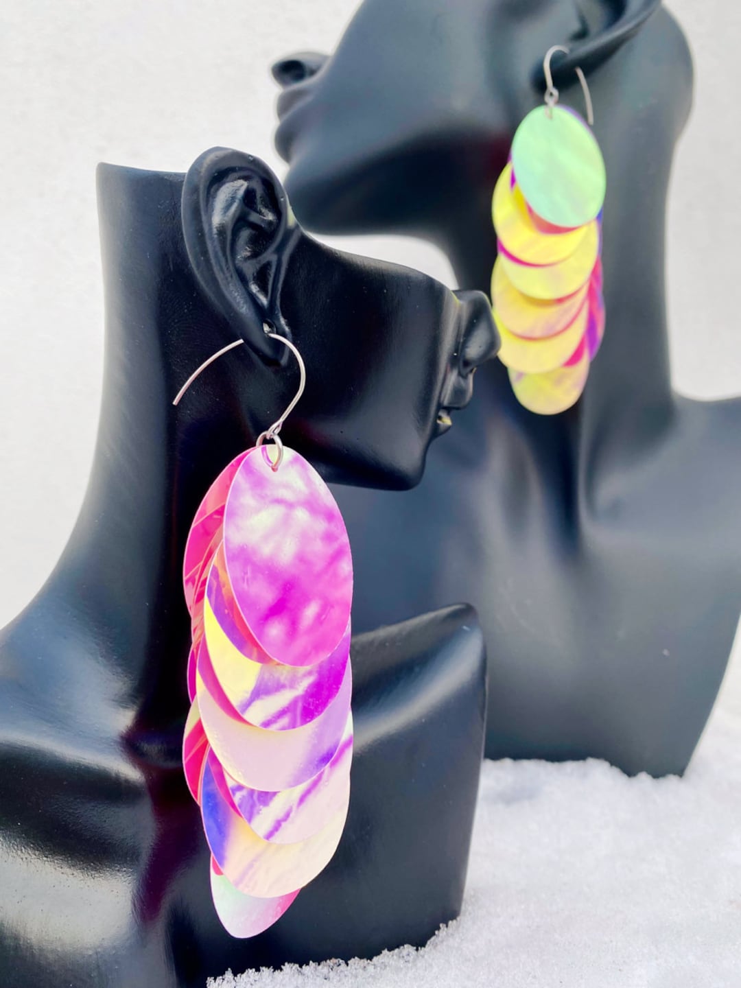AWARENESS Statement Piece Earrings With Stainless Steel Earring Hooks ...