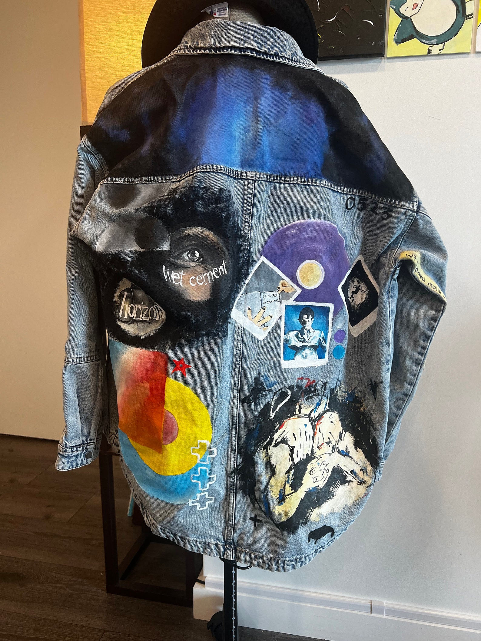 Custom Hand-painted Denim Jacket: Fan Art, Concert Wear, Gift - Made to ...