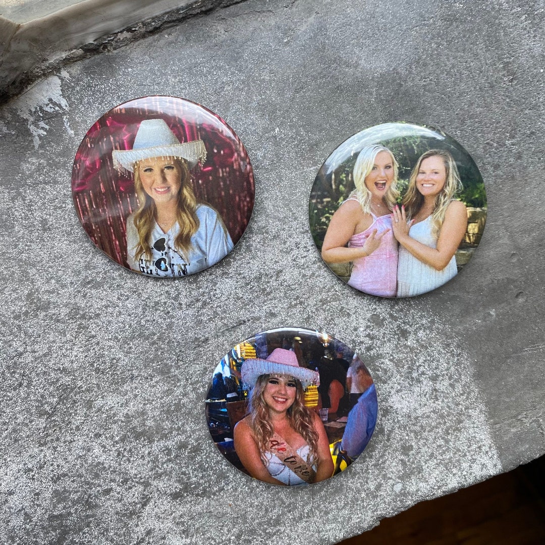 Custom Photo Button Pin - Etsy