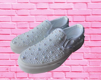 Pearl Vans - Etsy