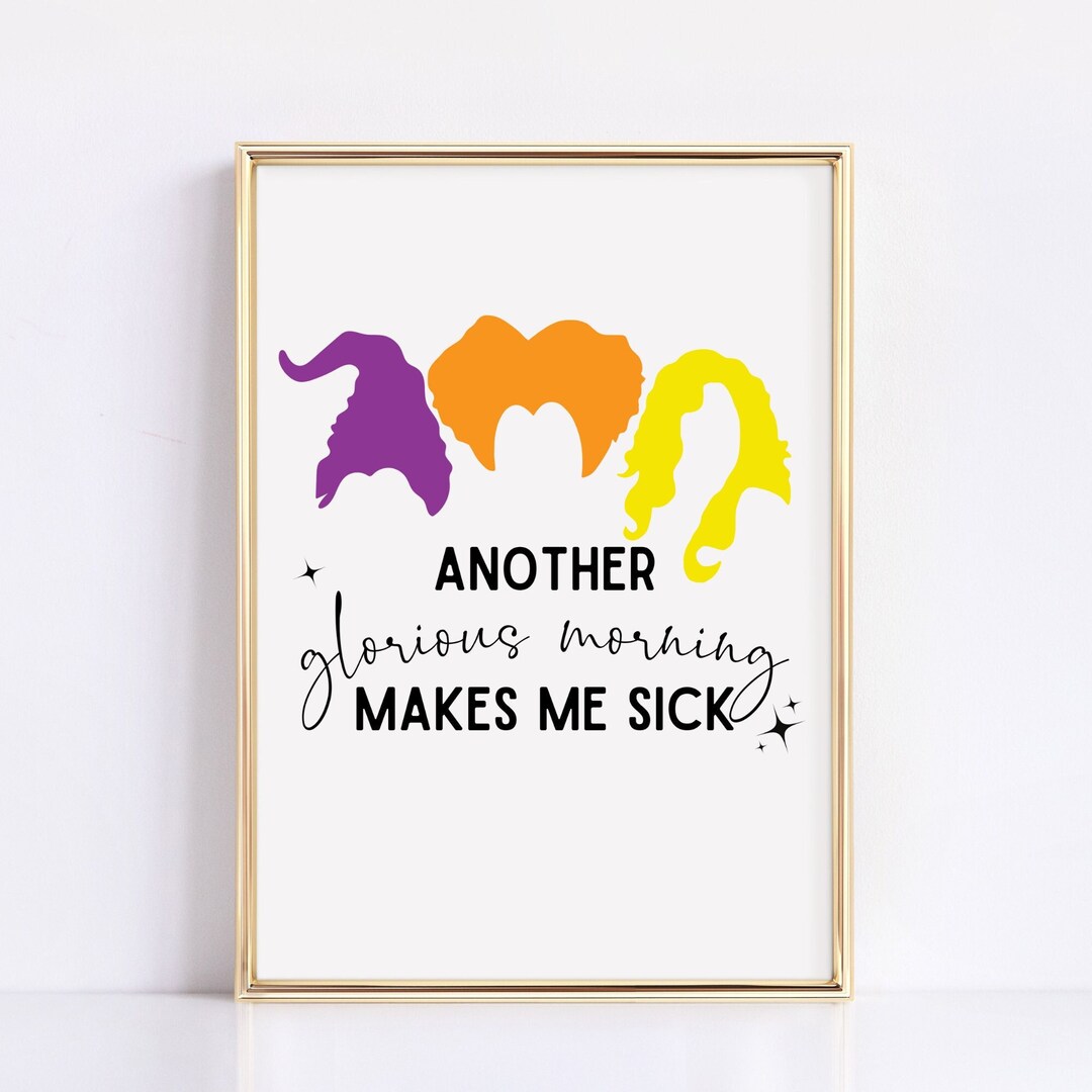 Printable Hocus Pocus Wall Art, Halloween Home Decor, Living Room ...