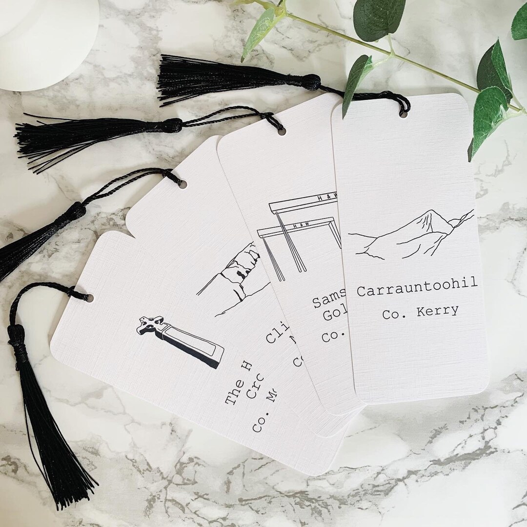 Irish Landmark Bookmarks of Famous Sights Mournes, Cliffs of Moher ...