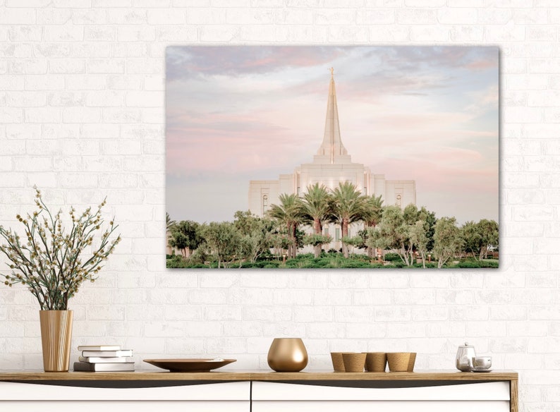 Gilbert Arizona Temple Photo Digital Art - Etsy