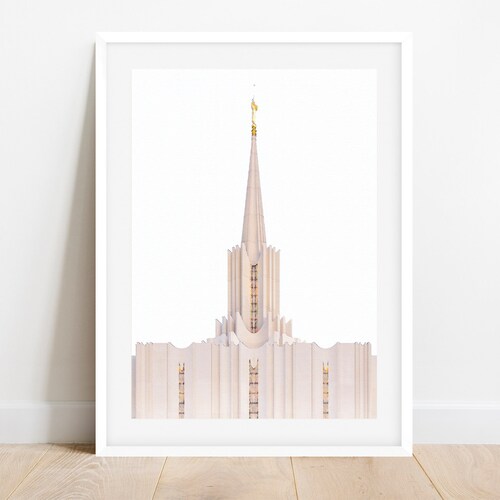 Jordan River Utah LDS Temple Printable Watercolor Wall Art - Etsy