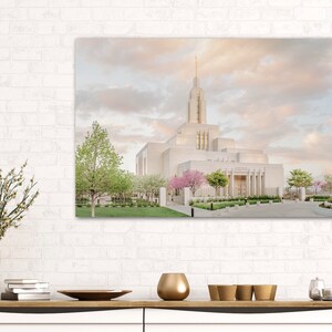 Draper Utah Temple Photo Digital Art - Etsy