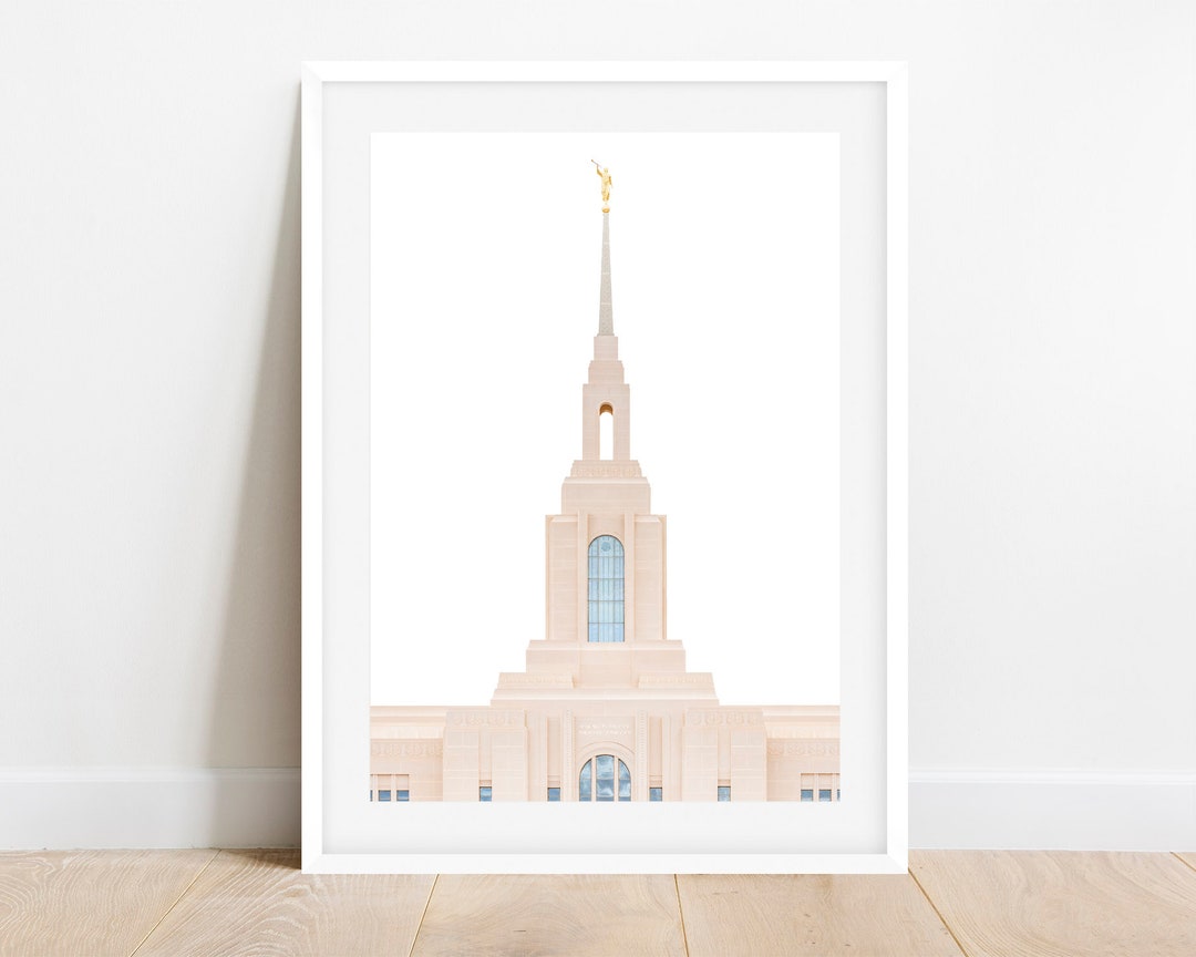 Red Cliffs Utah Temple Photo Digital Art - Etsy