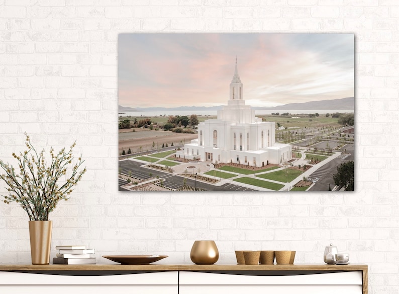 Orem Utah Temple Photo Digital Art - Etsy
