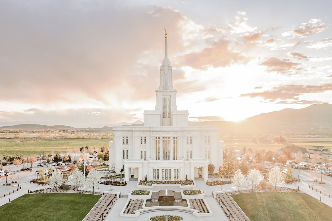 Payson Utah Temple Photo Digital Art - Etsy