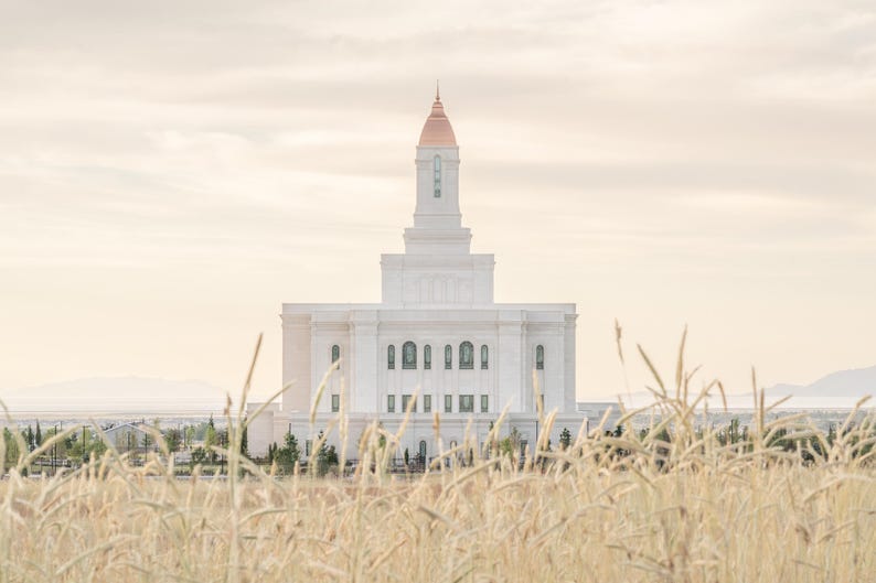 Deseret Peak Utah Temple Photo Art - Etsy