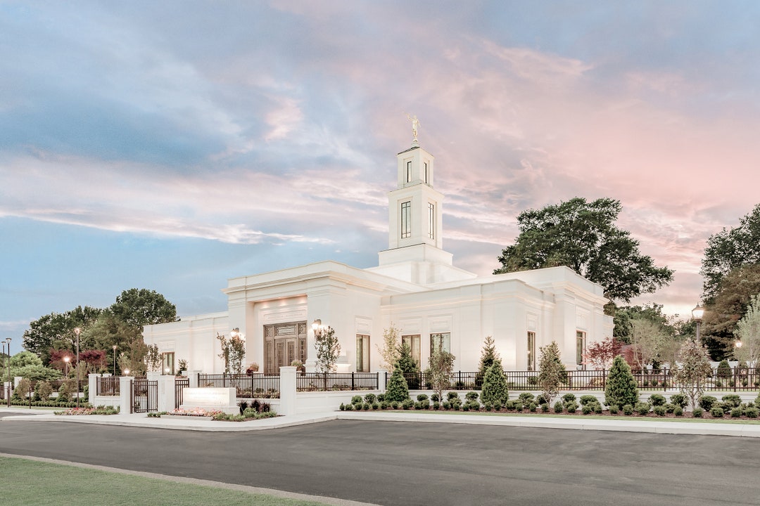 Memphis Tennessee Temple Photo Digital Art - Etsy
