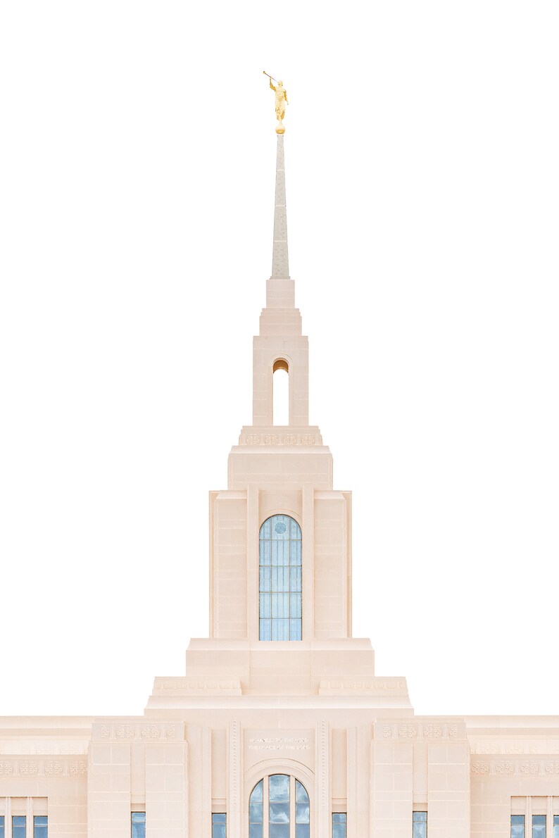 Red Cliffs Utah Temple Photo Digital Art - Etsy
