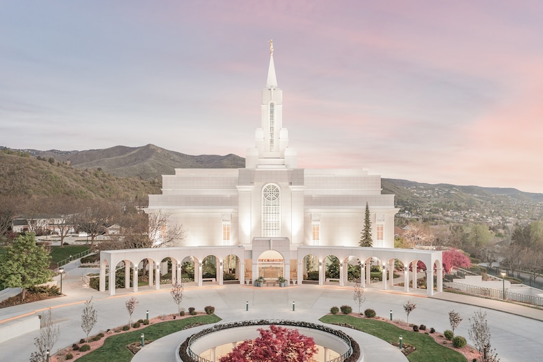 Bountiful Utah Temple Photo Digital Art - Etsy