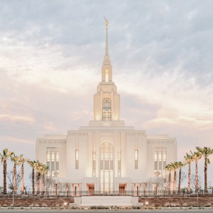 Red Cliffs Utah Temple Photo Digital Art - Etsy