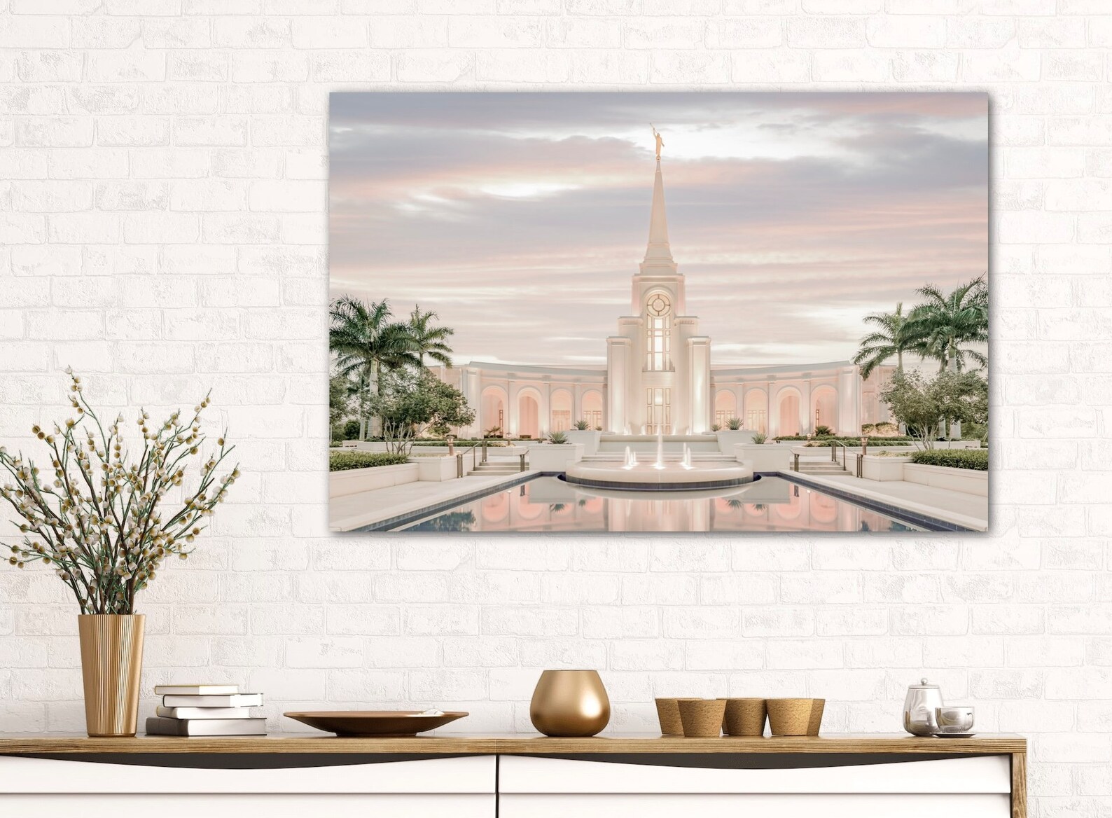 Fort Lauderdale Florida Temple Photo Digital Art - Etsy