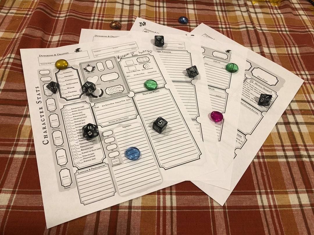 Dungeons and Dragons 5e Caster Class Bundle - Etsy
