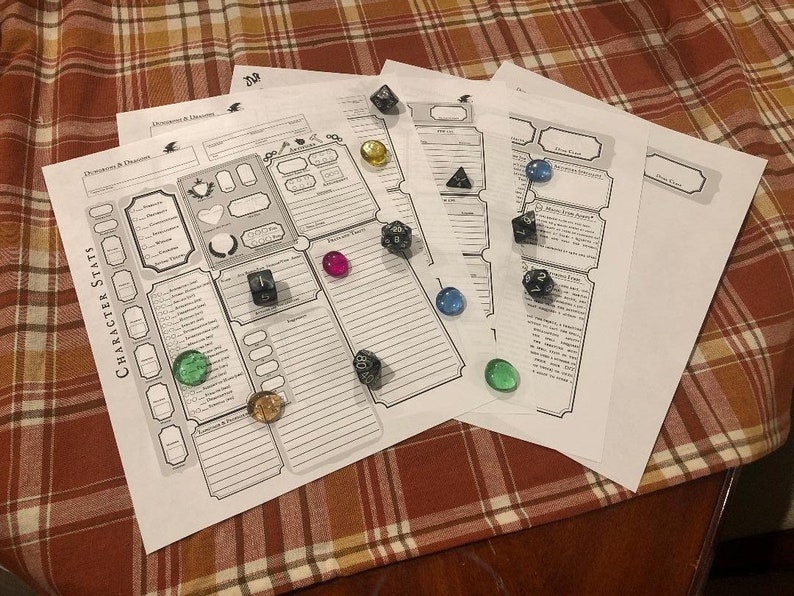 Artificer Character Sheet Dungeons & Dragons 5e - Etsy