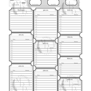 Rogue Character Sheet Dungeons & Dragons 5e - Etsy