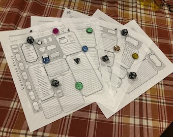 Dnd 5e Cleric Class Reference Sheet Dungeons and Dragons Fifth Edition ...