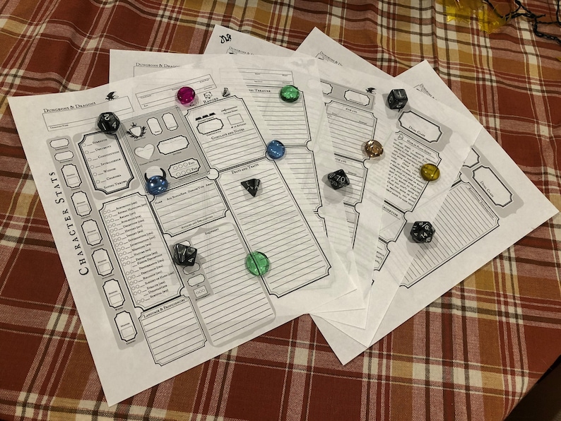 Ranger Character Sheet Dungeons & Dragons 5e - Etsy