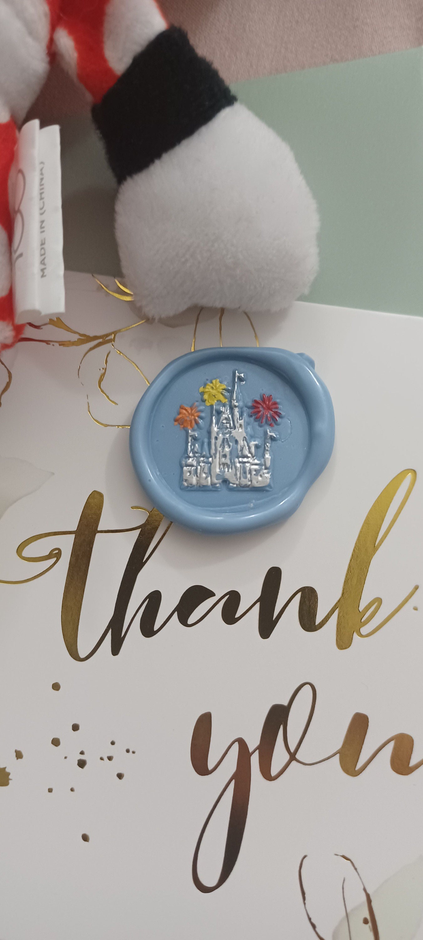 Castle Wax Seal Similar to Disney Castle With Fireworks - Etsy