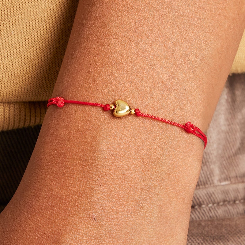 Red Bracelet for Bff - Etsy
