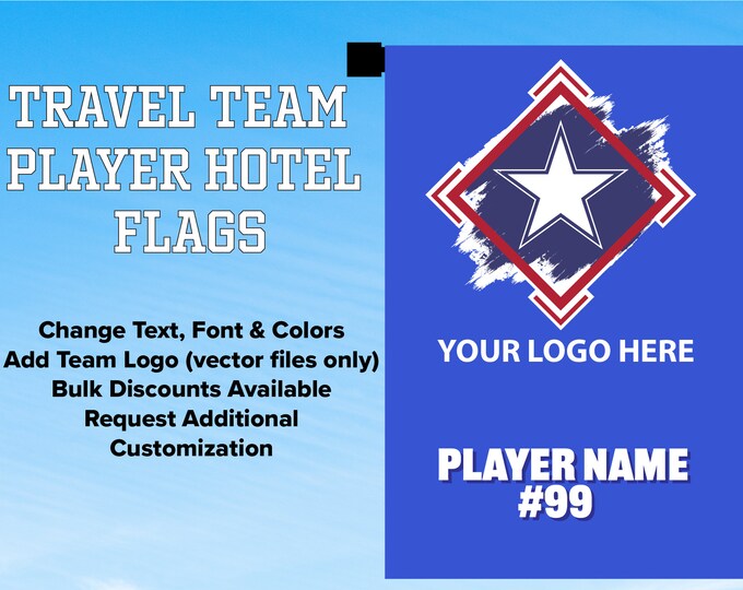 Player Hotel Banner | Player Hotel Flag | Hotel Sign | Baseball Hotel ...