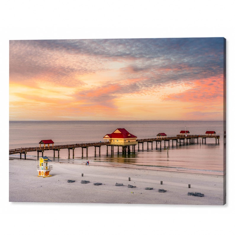 Clearwater Pier 60, Canvas Print, Photo Print, Clearwater Florida ...