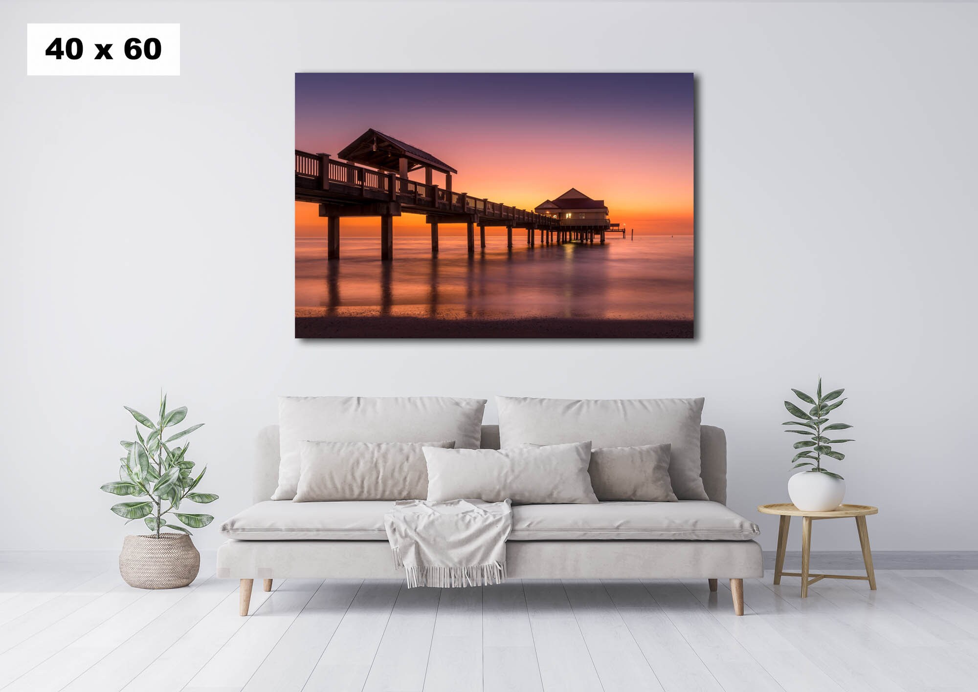 Clearwater Pier 60, Canvas Print, Photo Print, Clearwater Florida ...