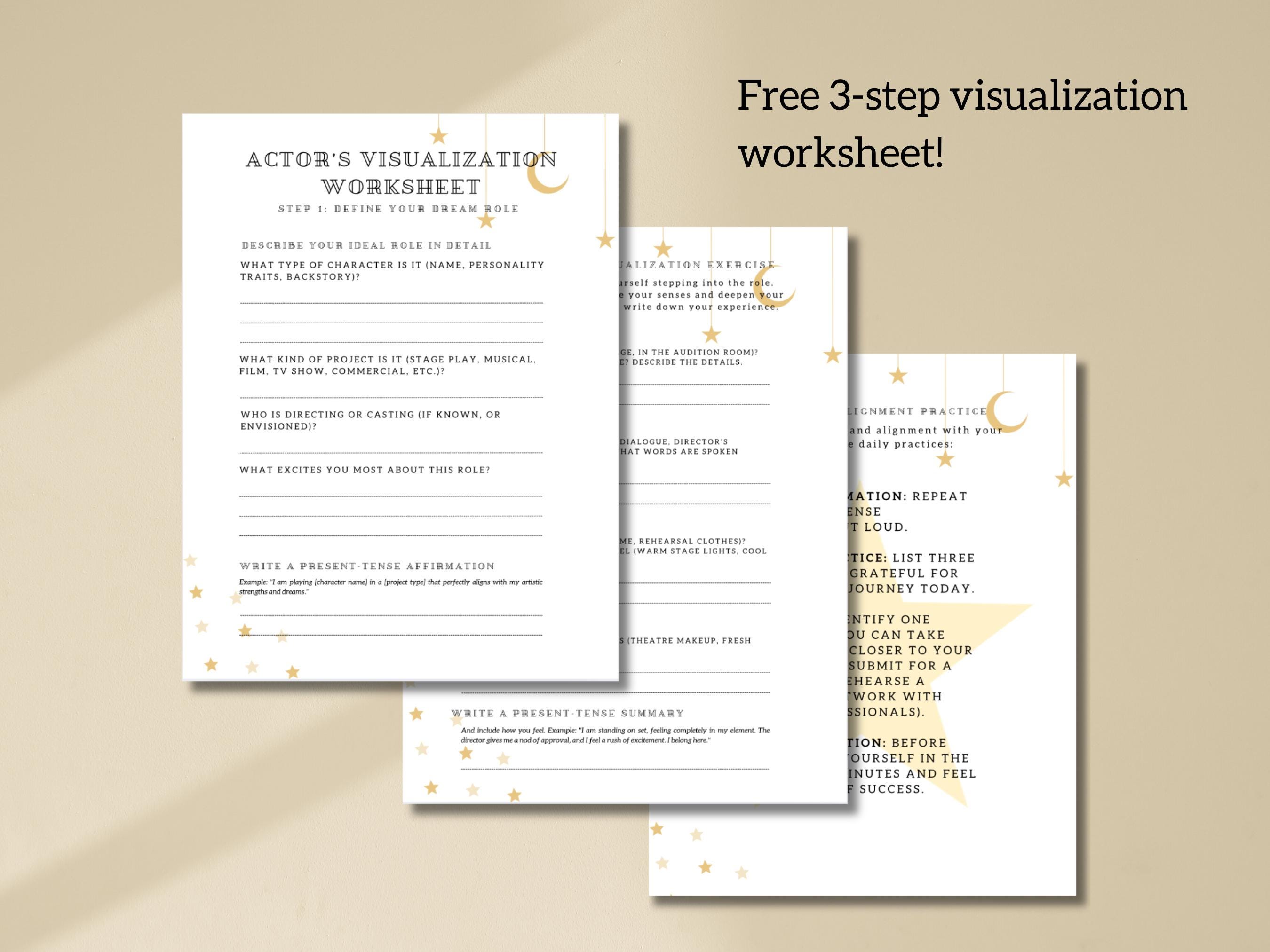 Actor Affirmation Cards: Law of Attraction Printable Deck (canva ...