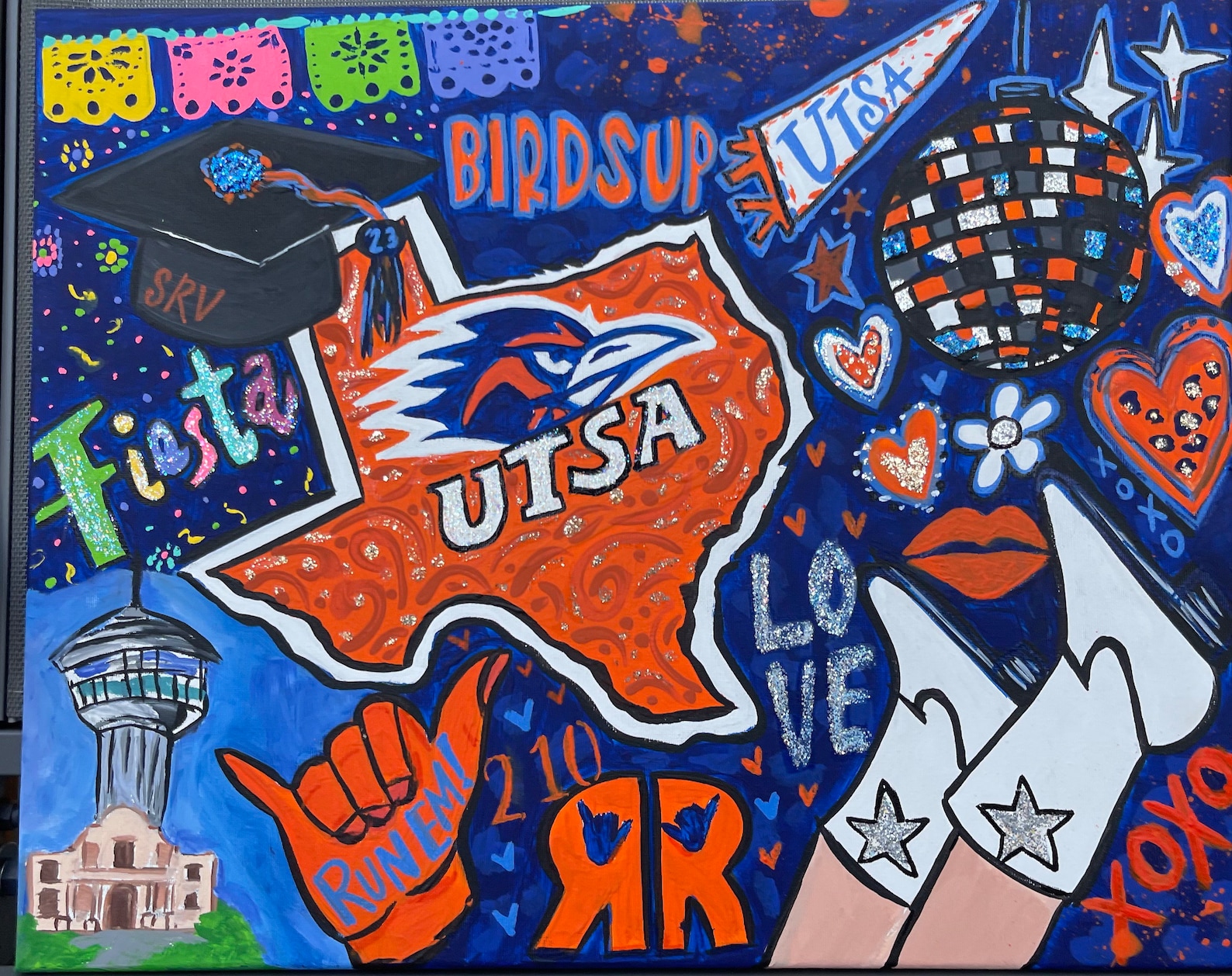 UT Longhorns Custom College Art - Etsy