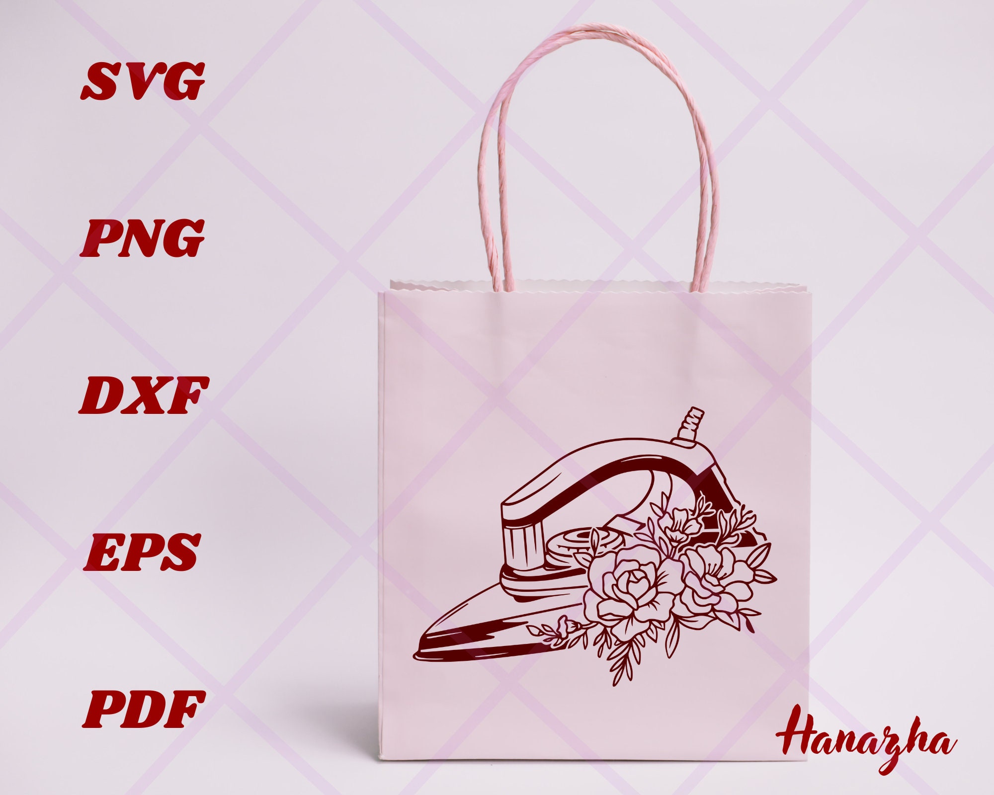 Iron Svg, Ironing Svg, Ironing Clothes Svg, Floral Ironing Clothes Svg ...