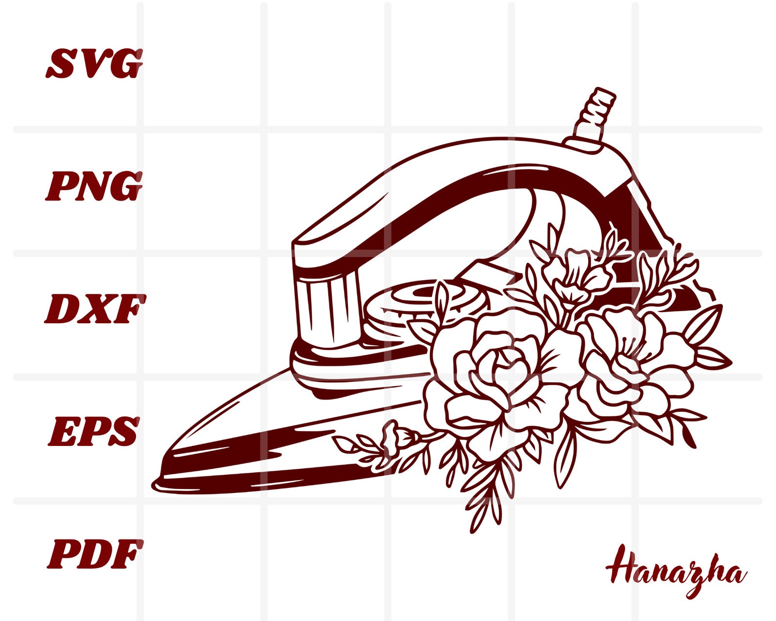 Iron Svg Ironing Svg Ironing Clothes Svg Floral Ironing - Etsy Canada