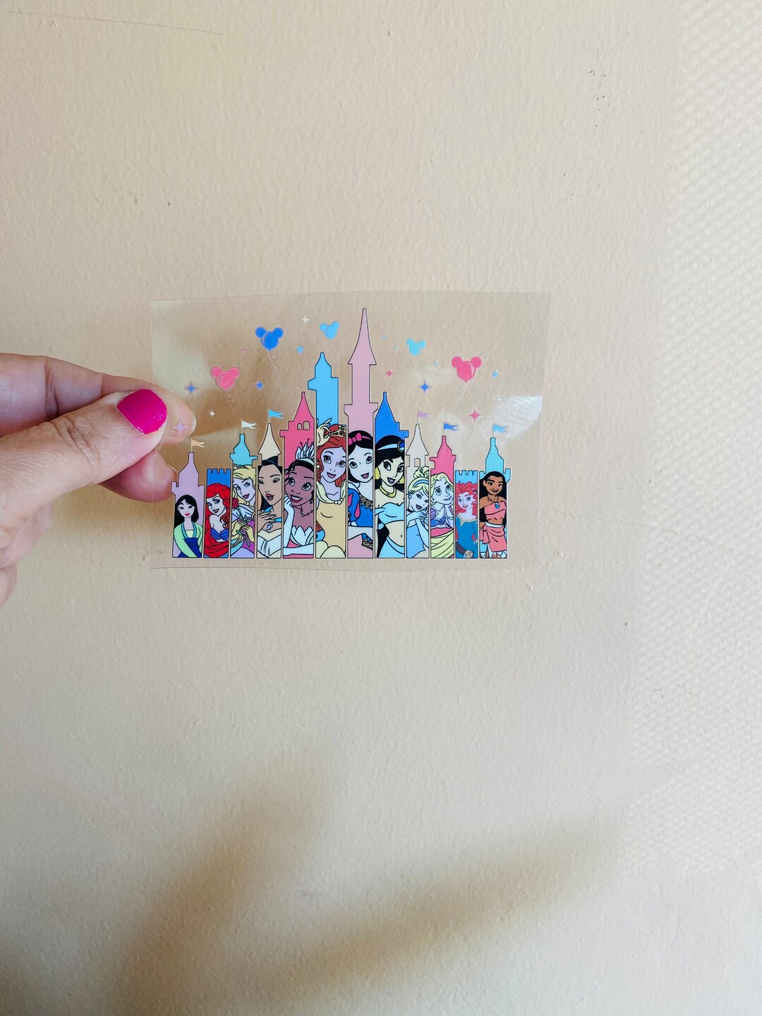 Uvdtf 4 Inch Decals, Happiest Place on Earth Sticker, Uv Dtf Prints for ...