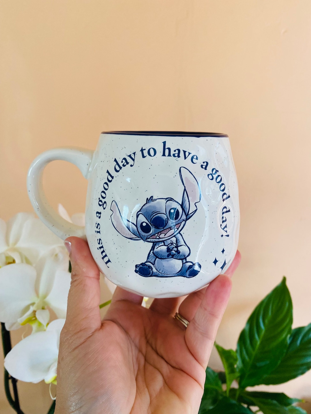 Stitch Themed Coffee Mug, Stitch Coffee Cup, Cute Valentine Stitch Mug ...