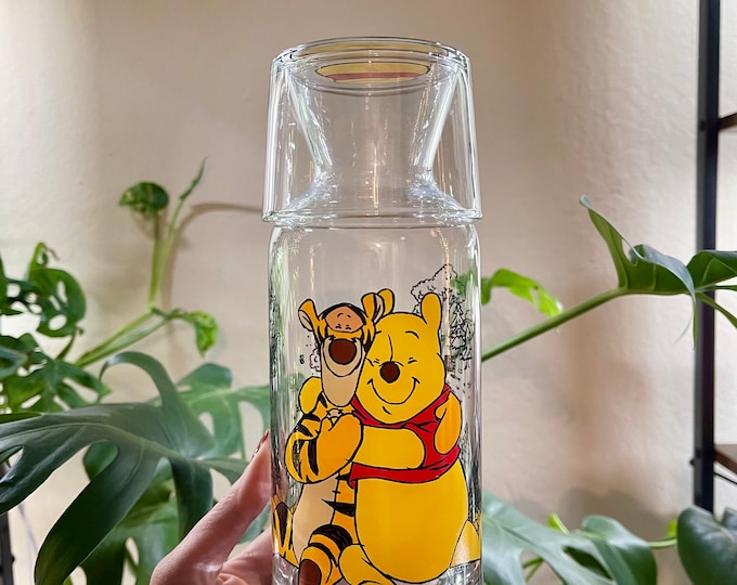 Winnie the Pooh Water Bottle Carafe Pitcher, Lemonade Pitcher, Bedside ...