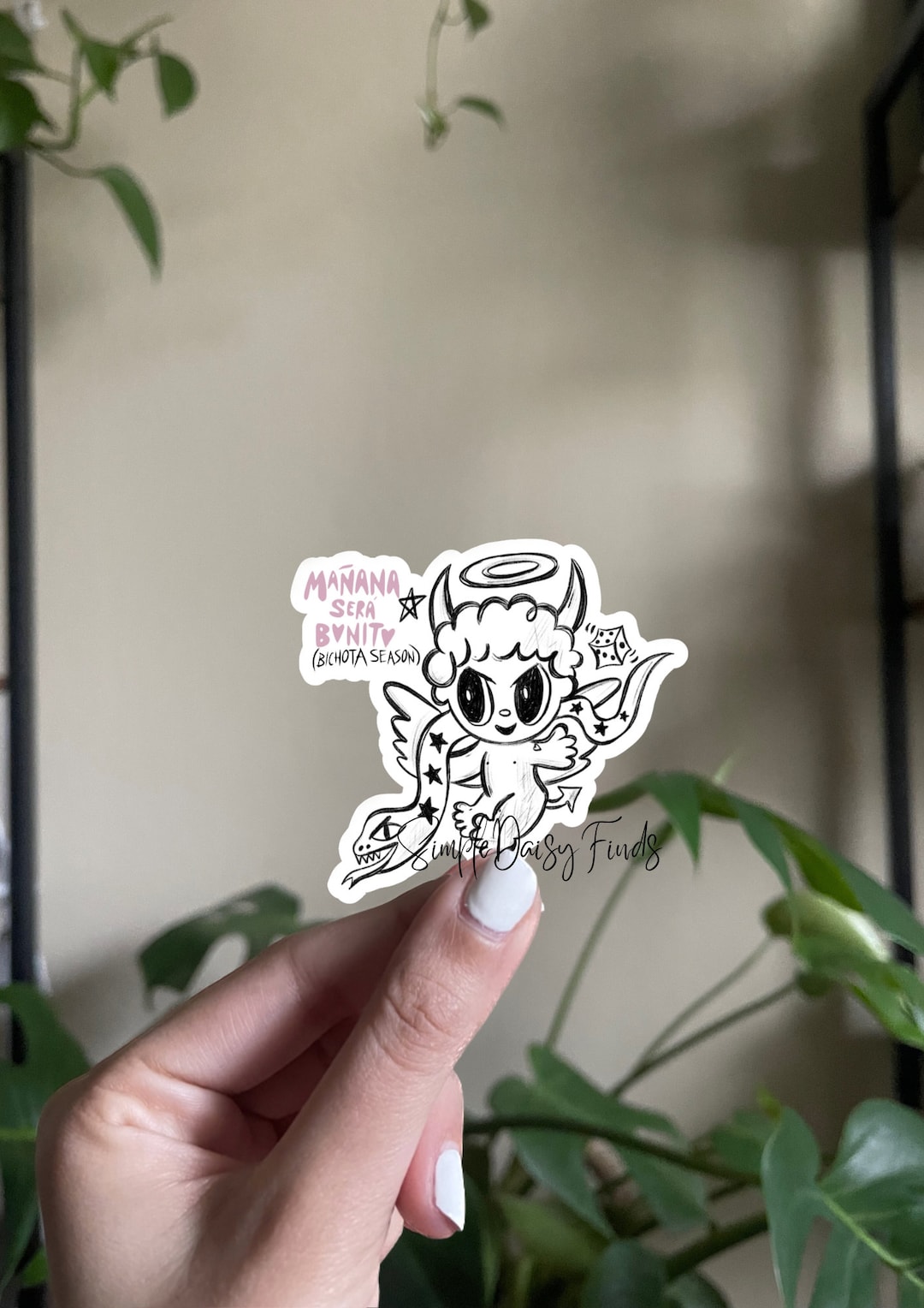 Karol G Bichota Season Vinyl Sticker: Angelito/diablito Design - Etsy