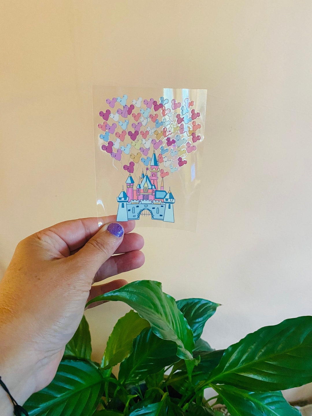 UV DTF 4 Inch Decals, Happiest Place on Earth Sticker, Uv Dtf Prints ...