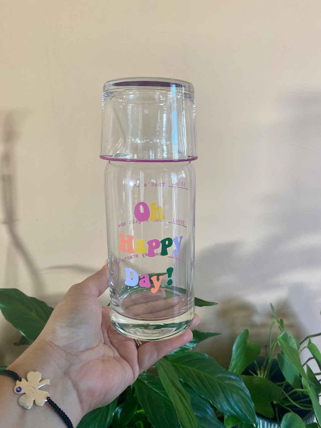 Carafe, Pitcher and Cup Set, Bedside Carafe, Encouragement Water ...
