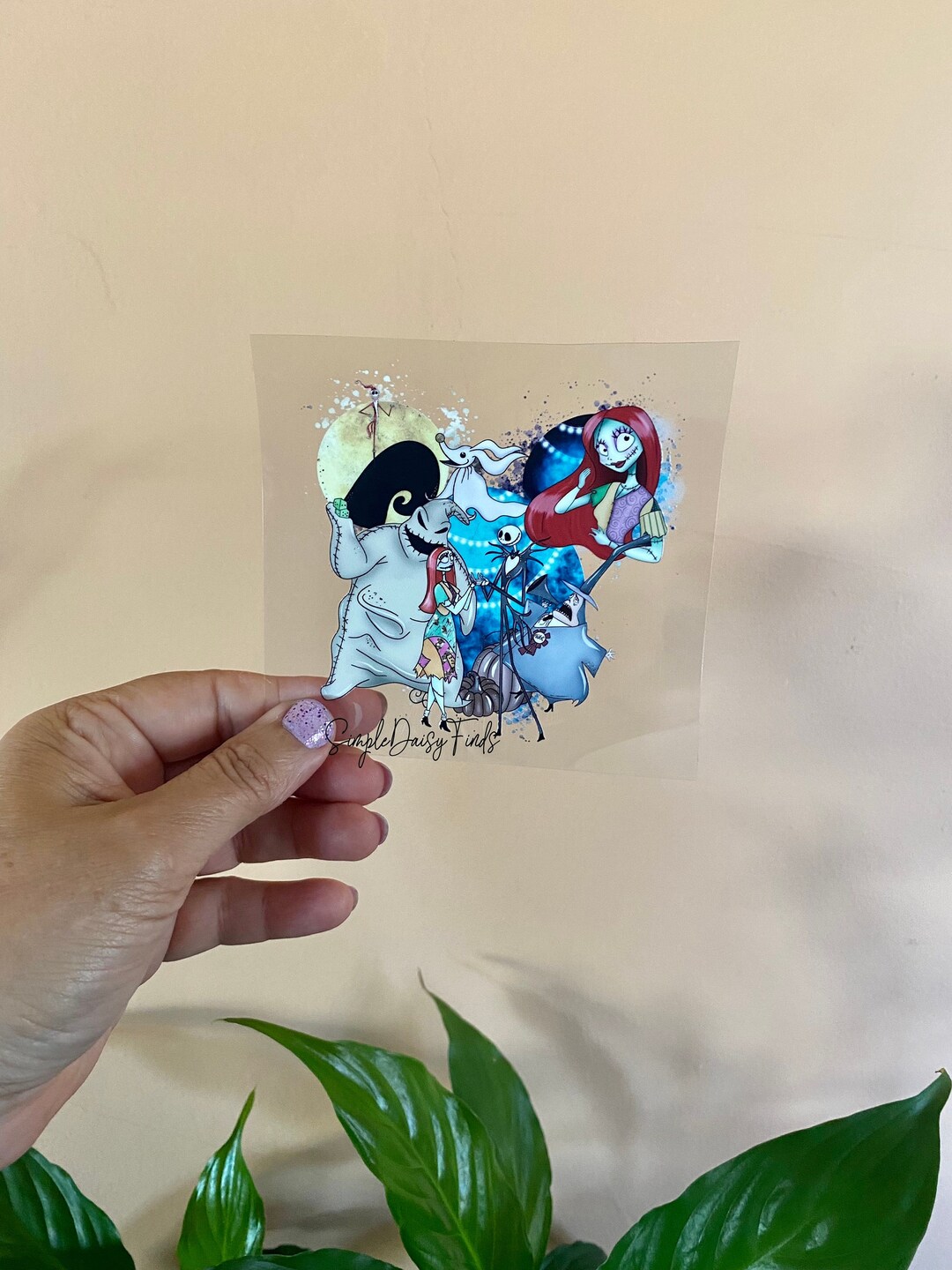 Uvdtf Halloween Jack and Sally Decals | Uvdtf Boogieman Decal | Uv Dtf ...