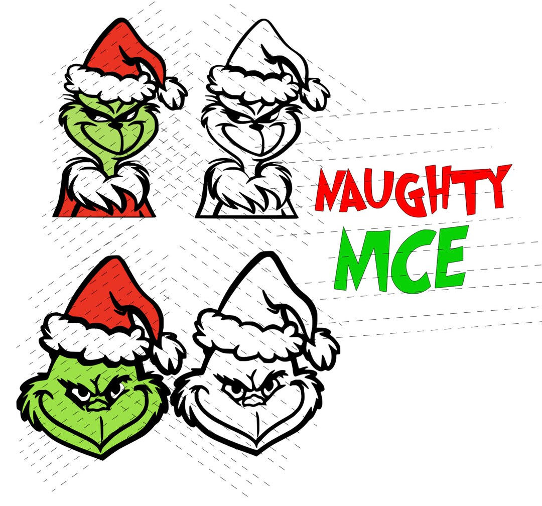 Grinch Themed SVG File Grinch Themed SVG Bundle Christmas - Etsy Hong Kong