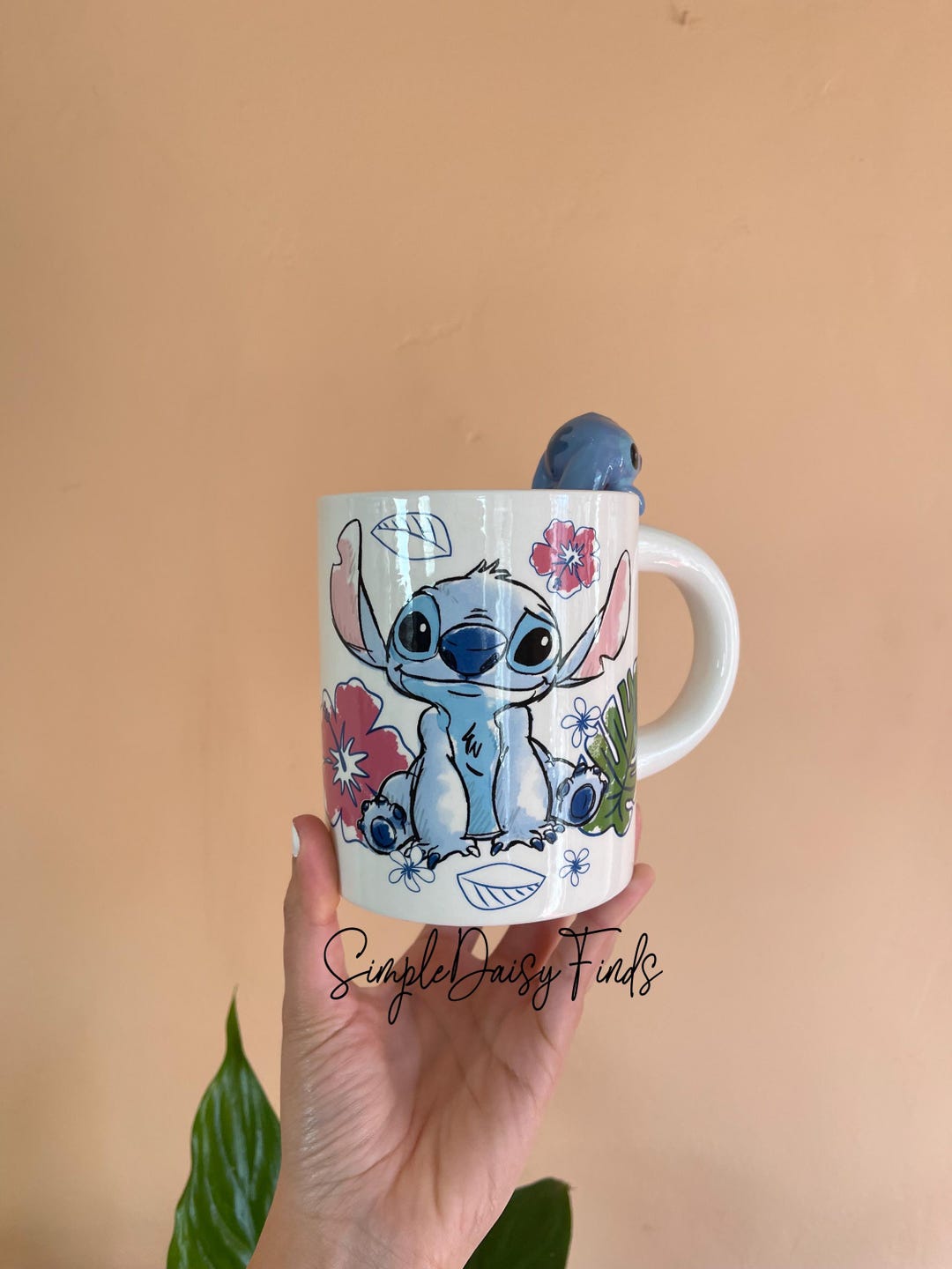 Stitch Themed Coffee Mug, Stitch Coffee Cup, Cute Valentine Stitch Mug ...