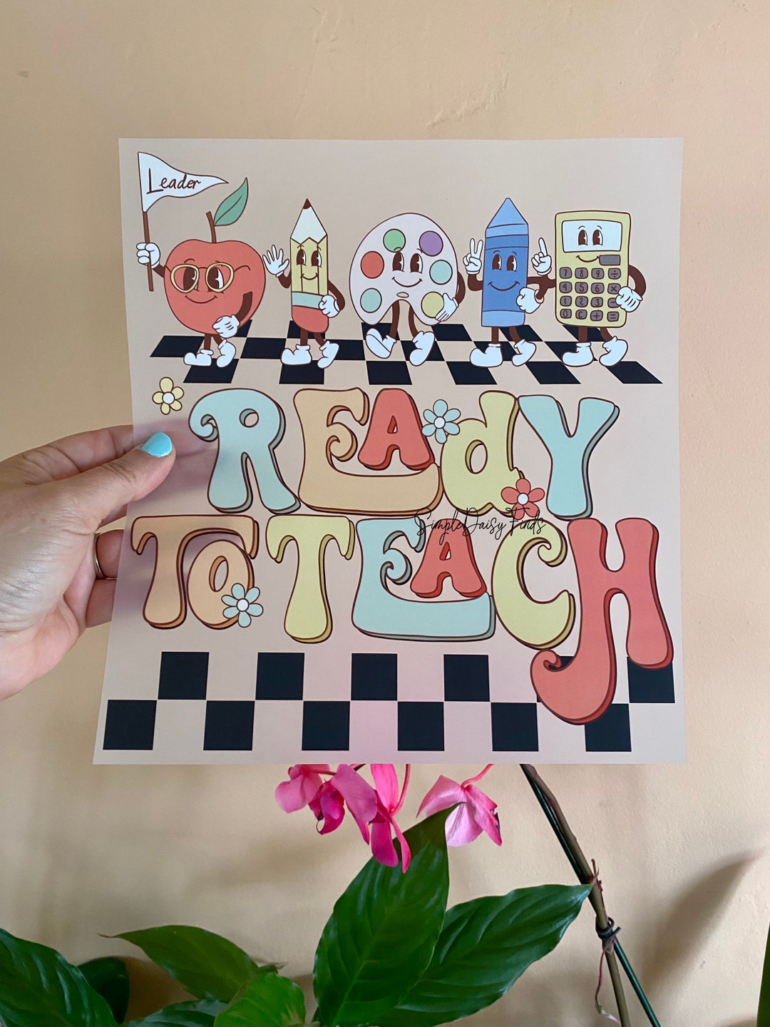 Teacher Ready to Press DTF Transfer, Ready to Ship Dtf for Shirt ...