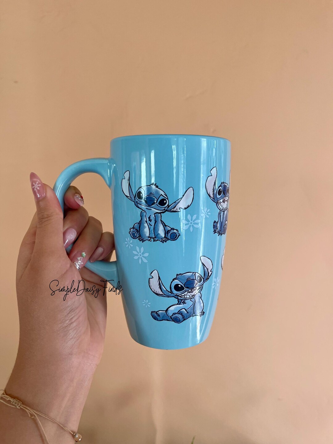 Stitch Coffee Mug With Lid, Christmas Holiday Gift, Christmas Gifts ...