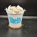 Mini Beach Bucket of Shells Decor for Tiered Trays Beach Bucket Decor ...
