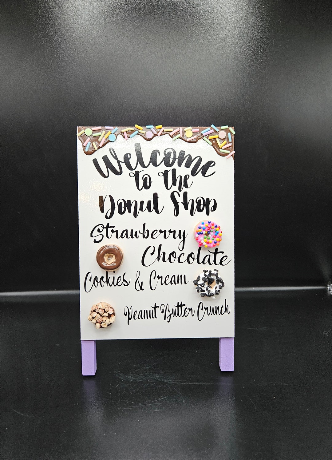 Mini Donut Shop Sign for Tiered Tray Tiered Tray Donut Decor Donut Shop ...